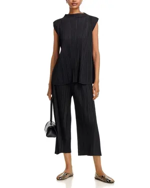 Issey Miyake Mellow Pleats Pants - Black