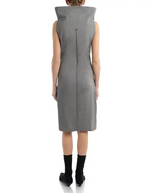 Issey Miyake Sleeveless High Neck Dress