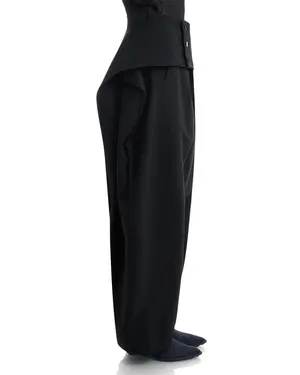 Issey Miyake Grainy Pants - Black