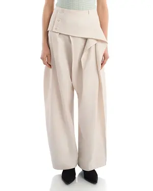 Issey Miyake Grainy Pants - Off-white