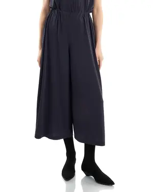 Issey Miyake Drape Jersey Wide Leg Pants