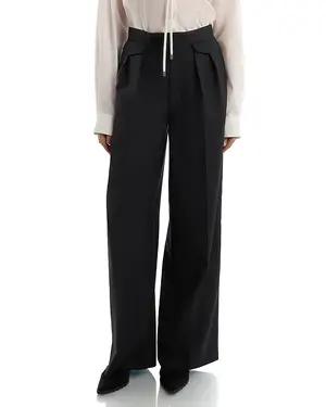 Issey Miyake Wide-leg Tailored Trousers