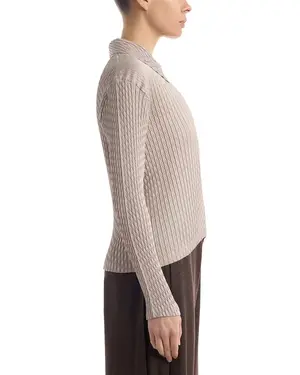 Issey Miyake Sleek Pleats Top