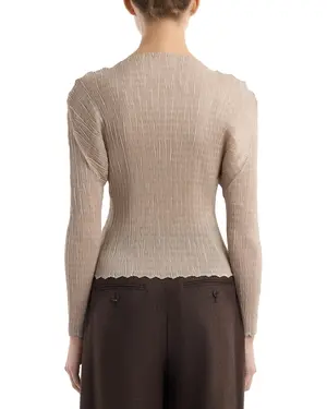 Issey Miyake Tatami Pleated Top