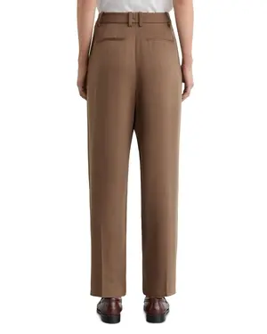 REISS Petites Clay Tapered Pleated Trousers