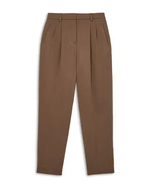 REISS Petites Clay Tapered Pleated Trousers