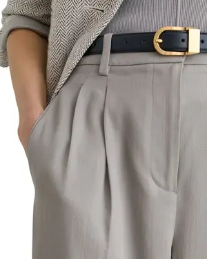 REISS Petites Clay Pleated Pants