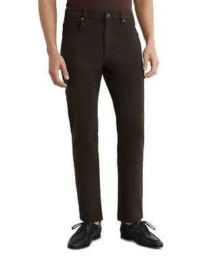 REISS Bishopsgate Straight Fit Jeans - Brown