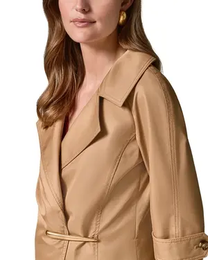 Donna Karan New York 3/4 Sleeve Bar Hardware Jacket