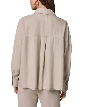 Donna Karan New York Triple Stitch Long Sleeve Blouse