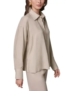Donna Karan New York Triple Stitch Long Sleeve Blouse