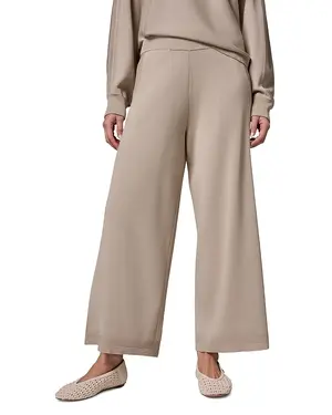 Donna Karan New York Milano Stitch Wide Leg Pull On Pants