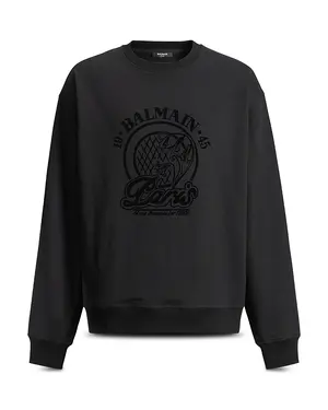 Balmain 1945 Crewneck Logo Sweatshirt