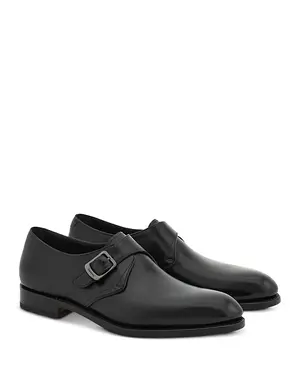 FERRAGAMO Monk Strap Loafers - Nero