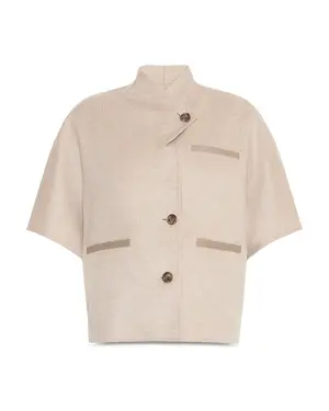 Max Mara Mxaandalo Cashmere Cape Jacket