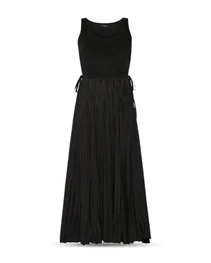 Max Mara Pleated Midi Dress