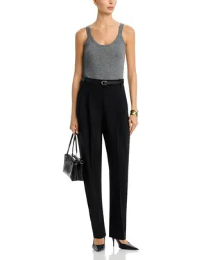 Michael Kors Dru Tapered Pleat Trousers
