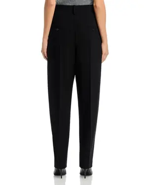 Michael Kors Dru Tapered Pleat Trousers