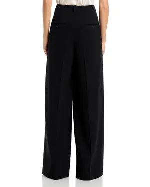 Michael Kors Shannon High Waist Wide Leg Pants