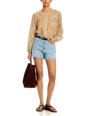 Paige Zoia Smocked Blouse