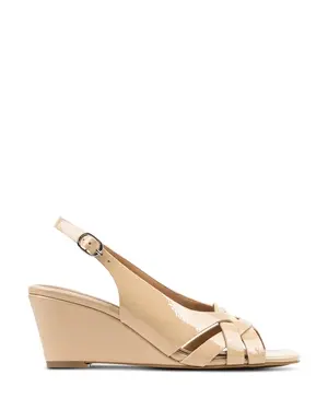 DONALD PLINER Primm Mid Wedge Slingback Sandals - Sand