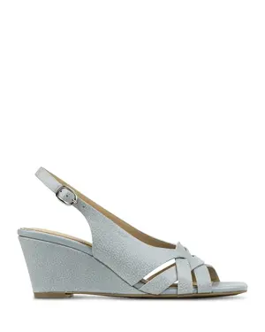 DONALD PLINER Primm Wedge Slingback Sandals