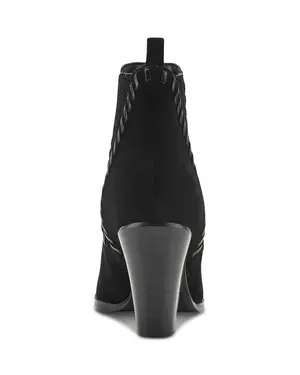 MARC FISHER LTD. Alvira Suede Ankle Boots - Black