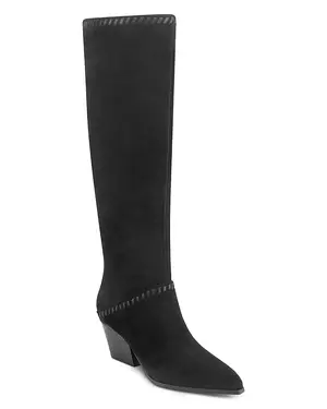 MARC FISHER LTD. Suede Boots - Black