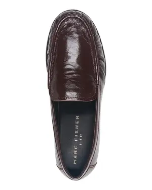 MARC FISHER LTD. Mazle Loafers - Dark Red