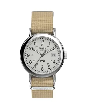 TIMEX Weekender Watch, 37mm - Tan