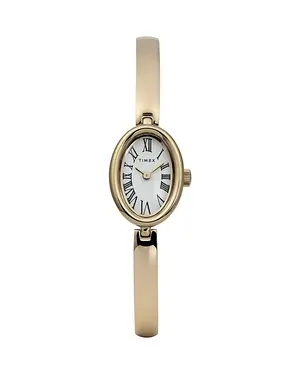 TIMEX Cavatina Stainless Steel Bangle Watch, 19mm - Gold