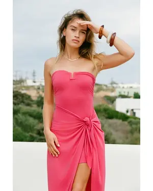 L*Space Noah Strapless Maxi Dress