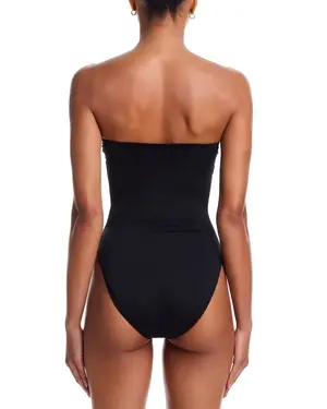 Norma Kamali Bishop Strapless Swimsuit