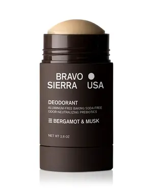 BRAVO SIERRA Bergamot & Musk Deodorant 2.8 Oz - No Color