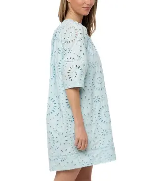 THE BURGESS COLLECTION The Kennedy Eyelet Mini Dress