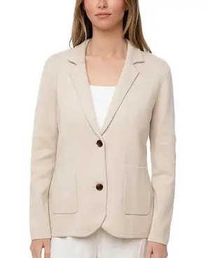 THE BURGESS COLLECTION Milly Knit Blazer - Sand