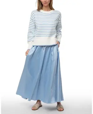 THE BURGESS COLLECTION The Serena Satin Skirt