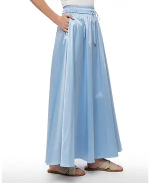 THE BURGESS COLLECTION The Serena Satin Skirt