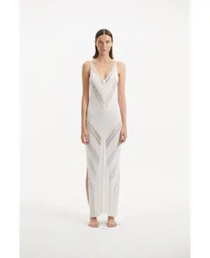 MOEVA Mimi Cover Up Dress Resortwear - White