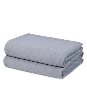 HAMAM Airply Texture Blanket, King - Dusk