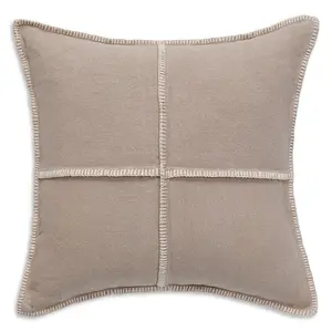 HAMAM Lino Stitched Decorative Pillowcase, 20 X 20 - Vapour