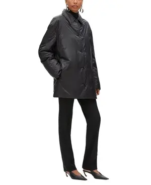 Another Tomorrow Padded Balmacaan Jacket