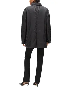 Another Tomorrow Padded Balmacaan Jacket