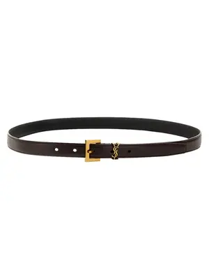 SAINT LAURENT Cintura "cassandre" Sottile