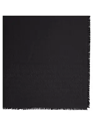 Saint Laurent Sciarpa Quadrata In Seta