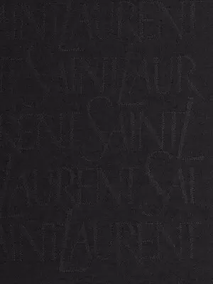 Saint Laurent Sciarpa Quadrata In Seta