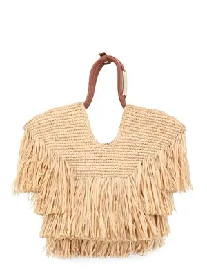 Zimmermann Borsa Tote "goldentime" Small Con Frange