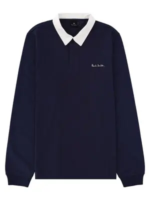 Paul Smith Maglia "rugby" Con Logo - Blue