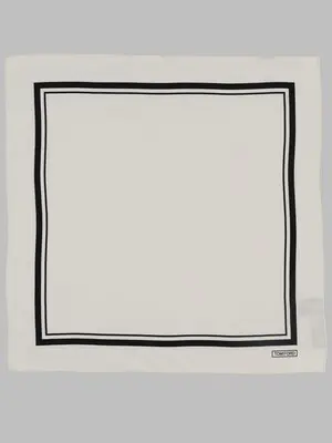 TOM FORD Pocket Square - Ivory