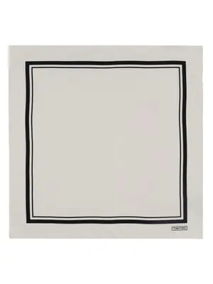 TOM FORD Pocket Square - Ivory